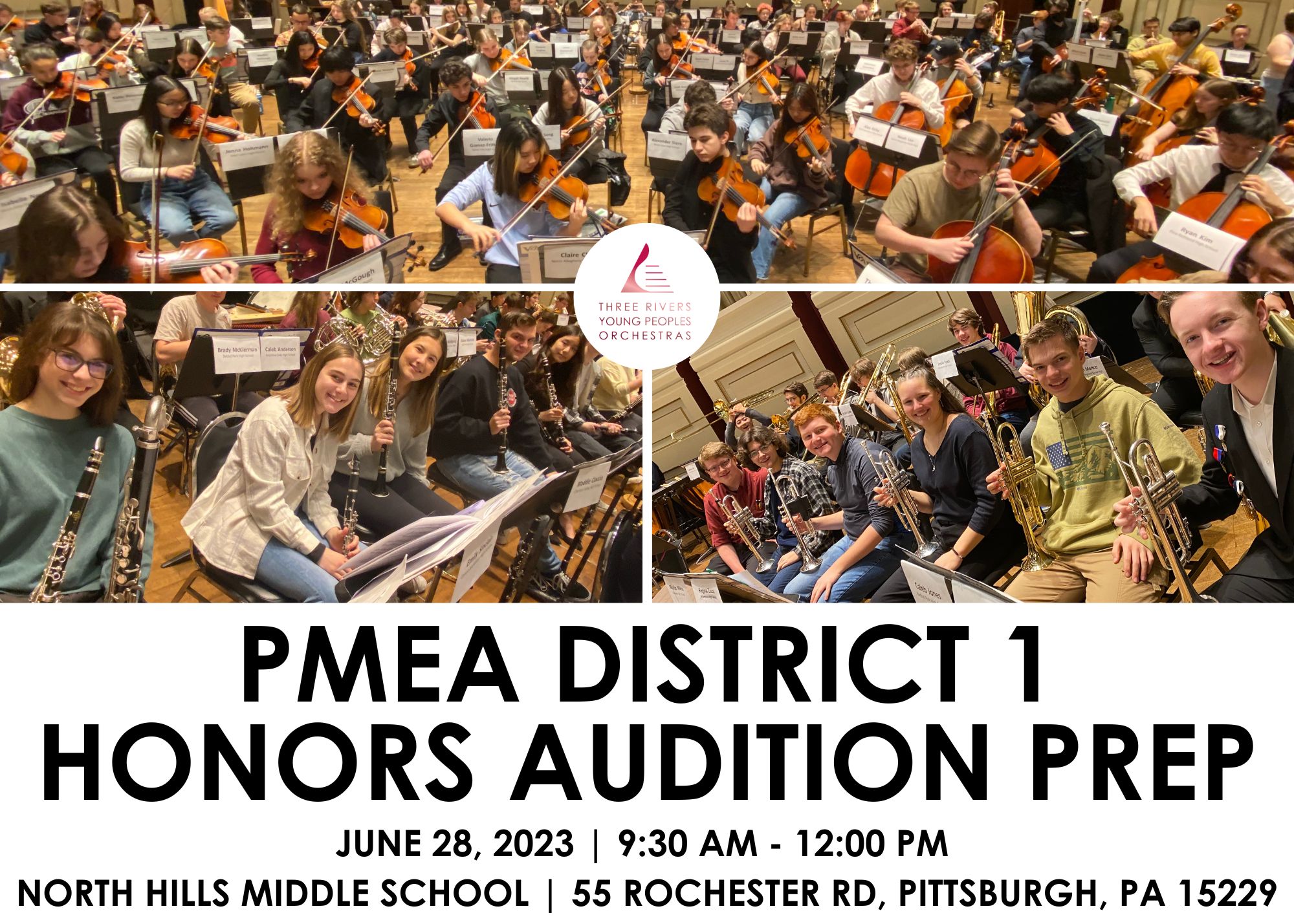 2023 PMEA District 1 Honors Audition Prep – Three Rivers Young Peoples ...