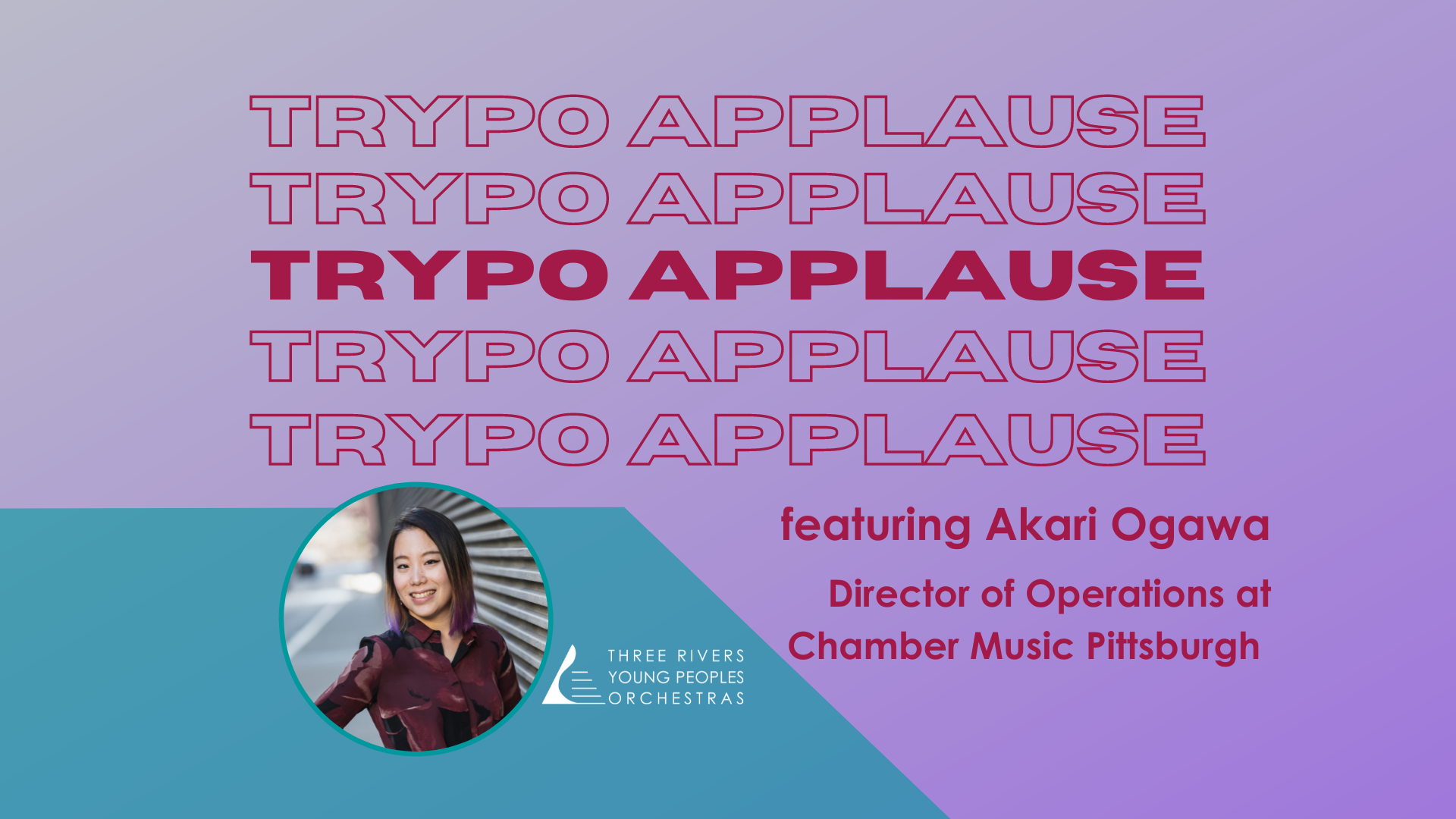 A Letter to TRYPO – Three Rivers Young Peoples Orchestras